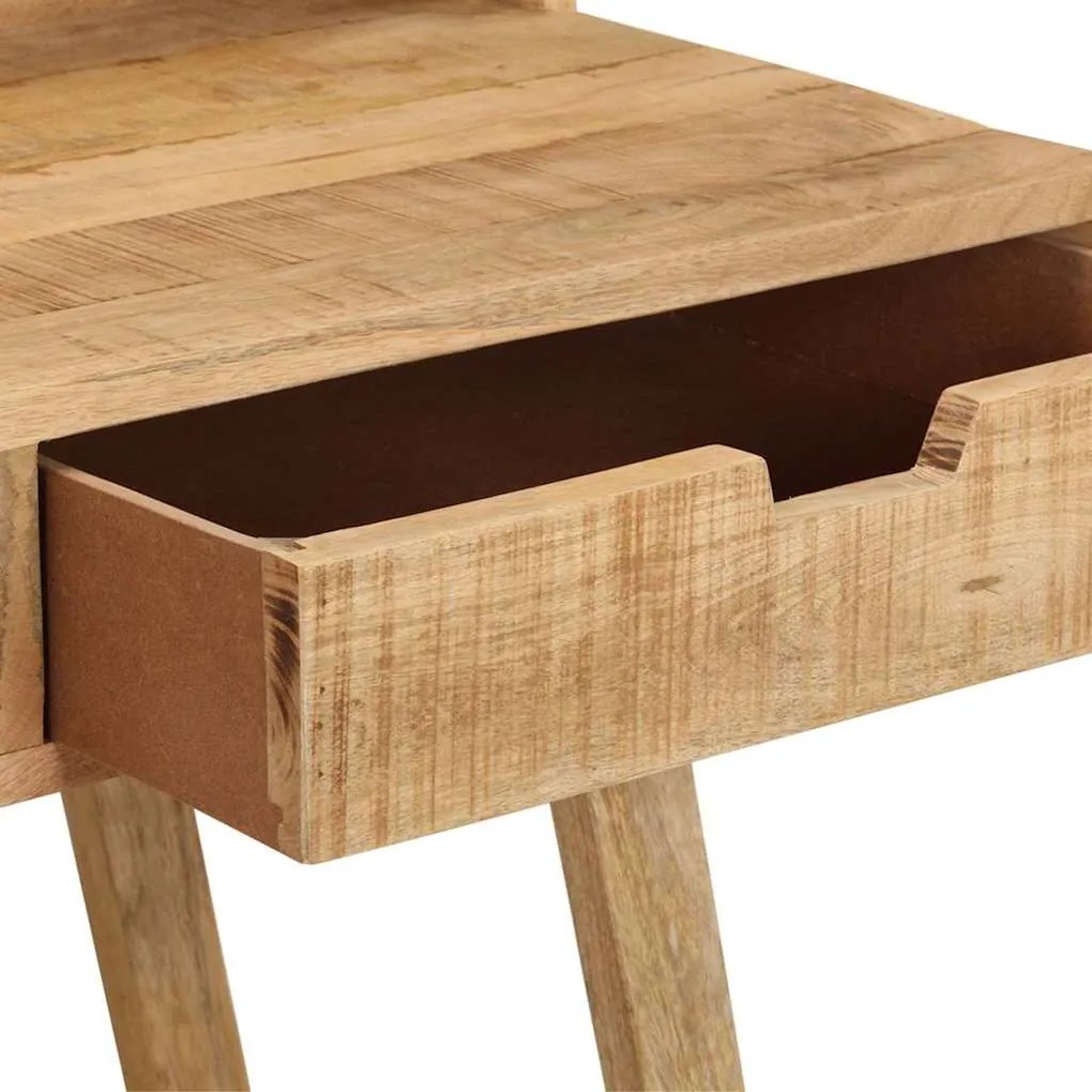 Psací stůl 100 x 45 x 90 cm masivní hrubé mangovníkové dřevo 328269