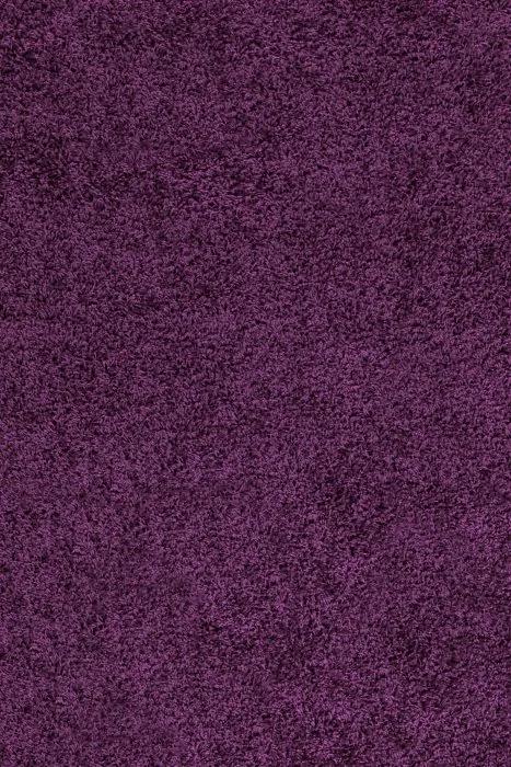 Chlupatý kusový koberec Life Shaggy 1500 fialový Typ: 160x160 cm