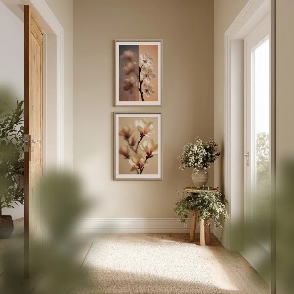 Tištěný obraz s rámem 50x70 cm Soft Magnolia – Styler