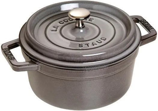 Staub Hrnec kulatý 20 cm/2,2 l - grafitově šedá