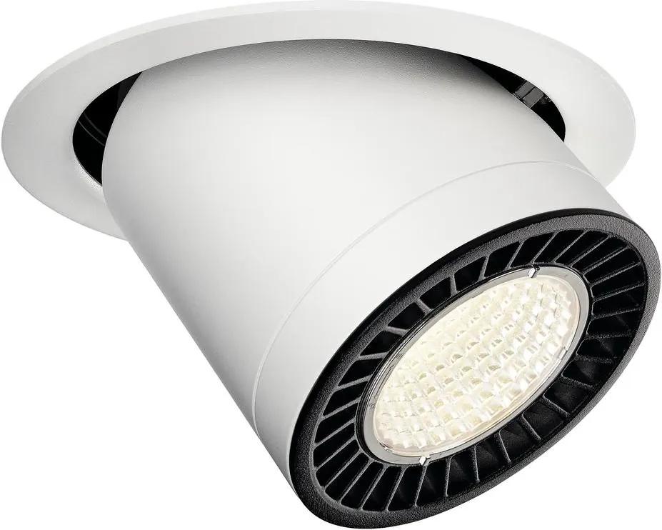 LA 1003312 SUPROS MOVE LED vnitřní stropní vestavné svítidlo, bílá, kulaté, 4000K, 60°, CRI90, 2700lm - BIG WHITE