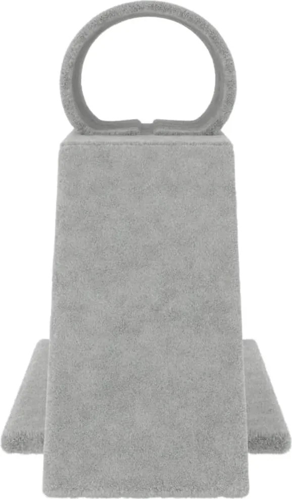 Škrabadlo pro kočky s tunelem a žebříkem světle šedé 55,5 cm 171790