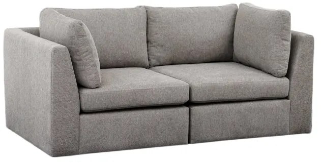 Hanah Home Dvoumístná pohovka MOTTONA světle šedá