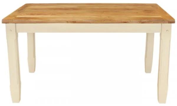 Indický nábytek - Jídelní stůl Dhari 140x90 z mangového dřeva