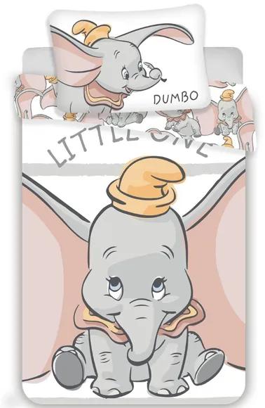 Jerry fabrics Disney povlečení do postýlky Dumbo stripe baby 100x135 + 40x60 cm