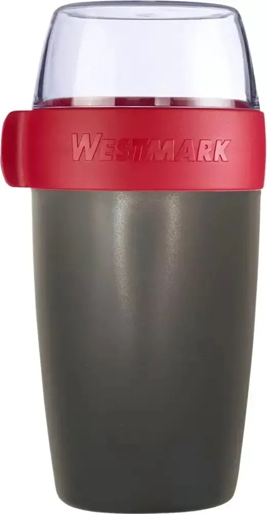 Westmark Dvoudílná dóza na svačinu, 700 ml, antracit, S