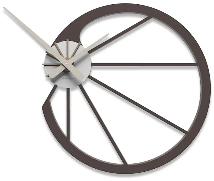 Designové hodiny 10-118 CalleaDesign Snail 45cm (více barevných verzí) Barva béžová (nejsvětlejší)-11 - RAL1013