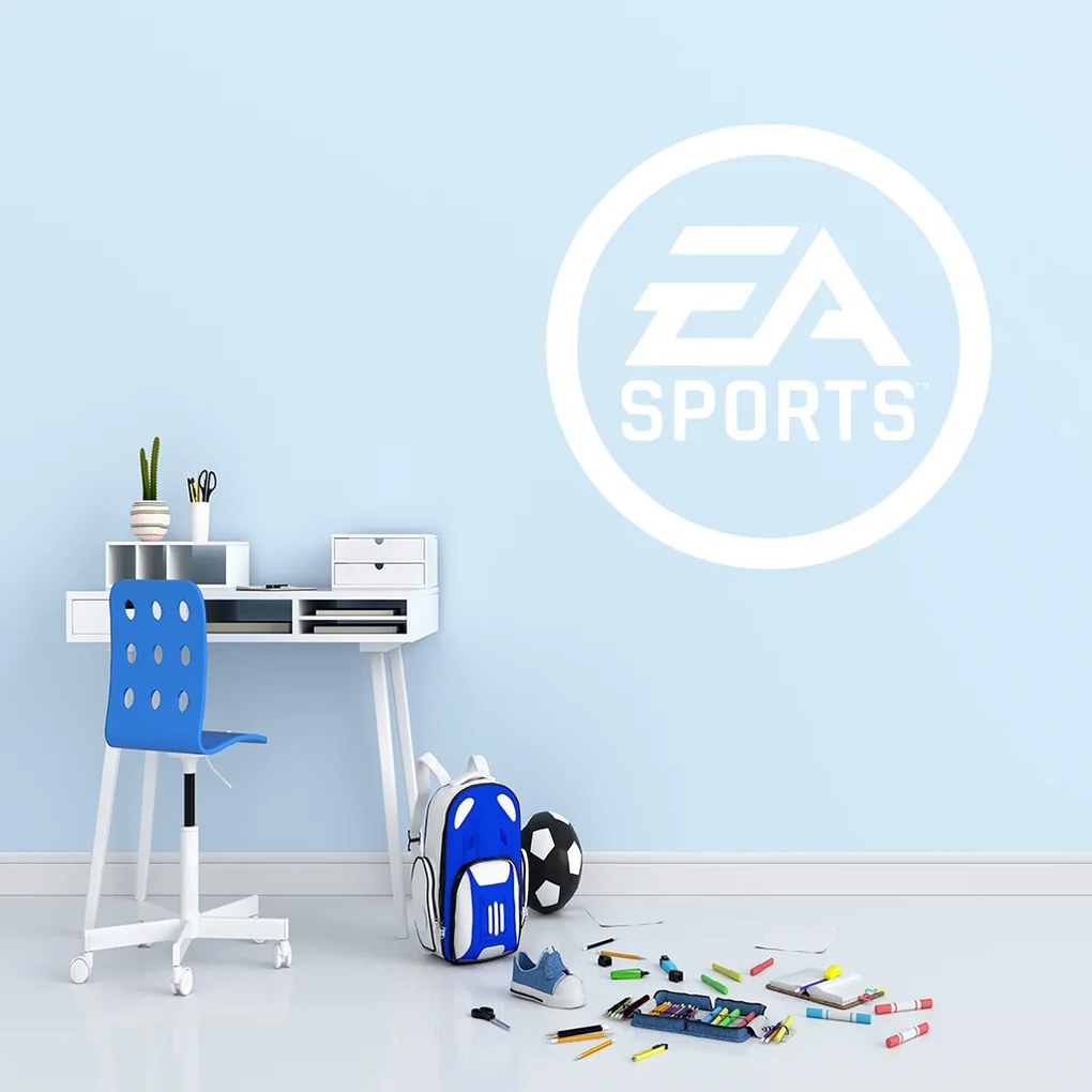 Živá Zeď Samolepka na zeď EA Sports Barva: černá