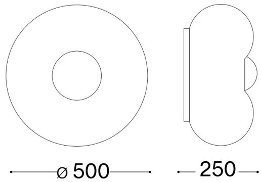 Ideal Lux - LED Stropní svítidlo ARIZONA 5xGX53/9W/230V pr. 50 cm bílá