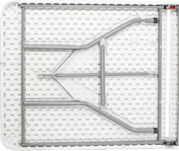 Cateringový stůl skládací 240x75 cm SPRINGOS RAUT GF0050 bílý