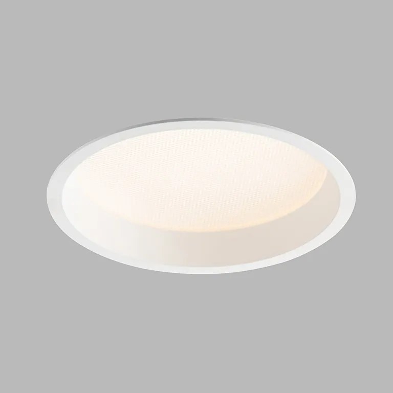 LED2 2250631 Zeta M, bílé svítidlo pro zapuštění, 18/25W LED 3000K, ⌀17,6cm, IP44