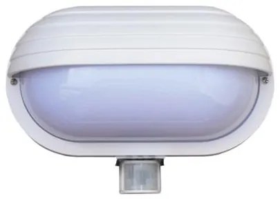 Tipa Svítidlo nástěnné s čidlem pohybu Oval PIR-Micro, IP44, bílé