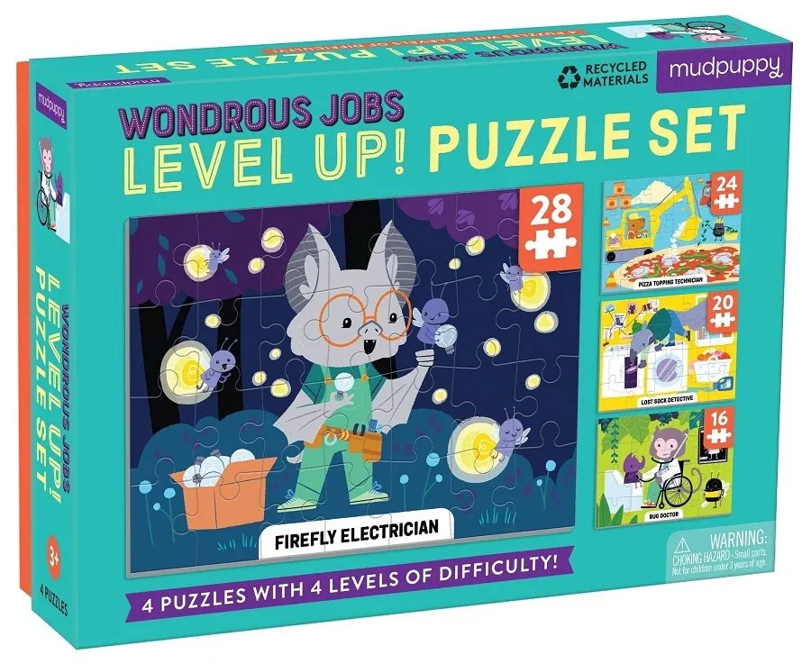 Mudpuppy Level Up! Podivuhodná zaměstnání 4v1