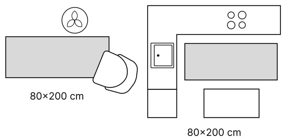 Bílý/světle hnědý oboustranný/ručně tkaný vlněný běhoun 80x200 cm Vika – Hanse Home
