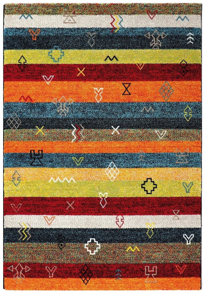 Medipa (Merinos), Kusový koberec Diamond 22665/110, 80x150, vícebarevná, obývací pokoj