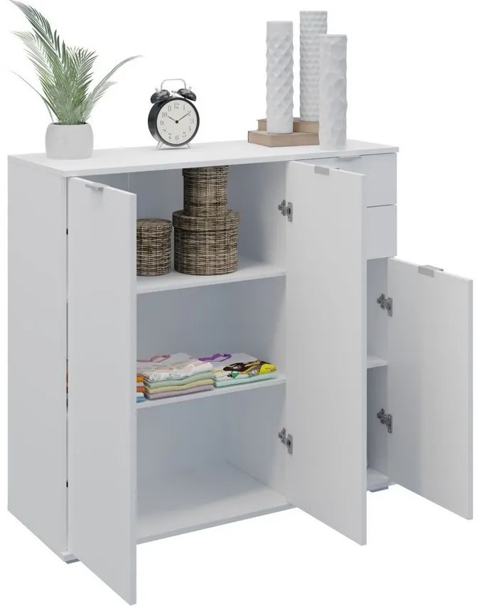 Casarredo Komoda ADELI 3D2S bílá mat