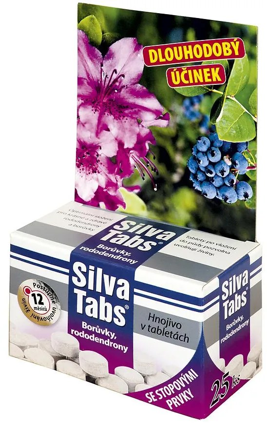 Silva Tabs - hnojivo v tabletách - borůvky a rododendrony 250 g
