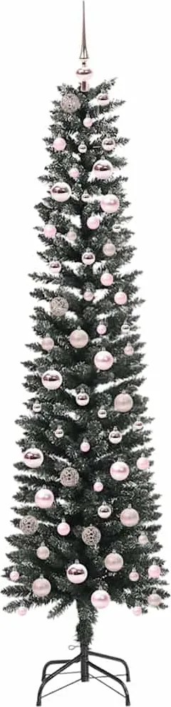 Umělý vánoční stromeček Zelená 210 cm PVC, plast a ocel 3395954
