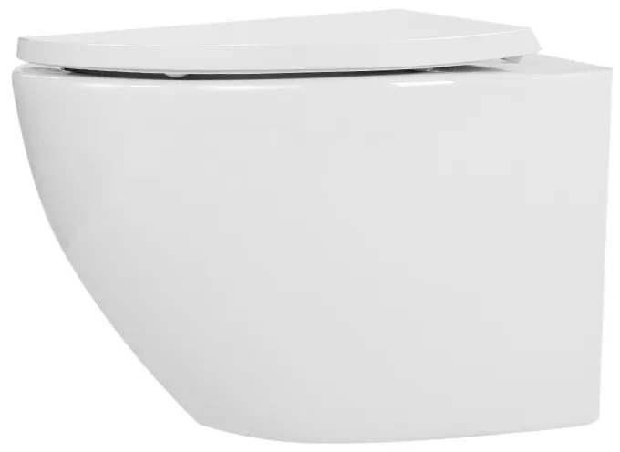 BPS-koupelny Závěsná WC mísa se SoftClose sedátkem HYD-4193, bílá