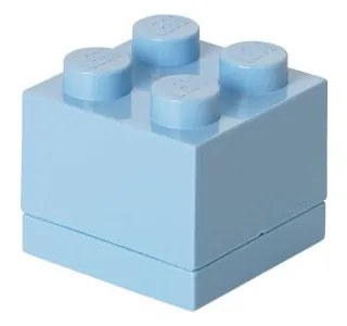 Světle modrý úložný box LEGO® Mini Box