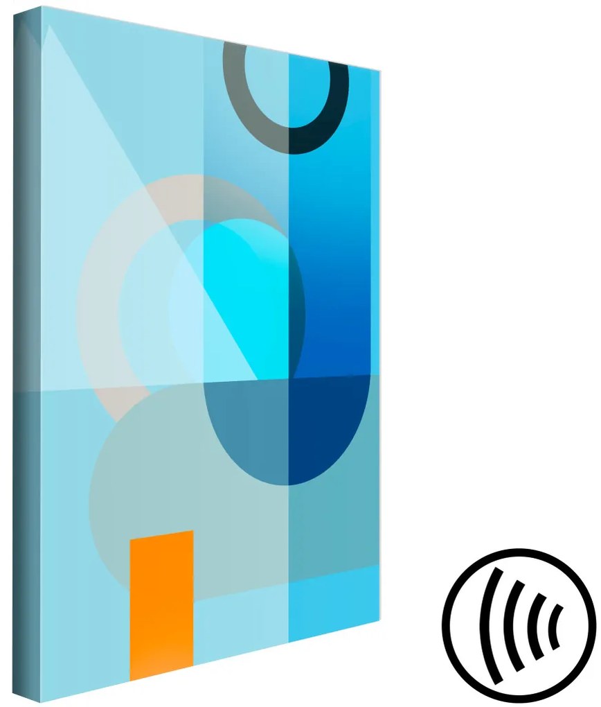 Obraz Modrá hladina (1-dílný) vertikální