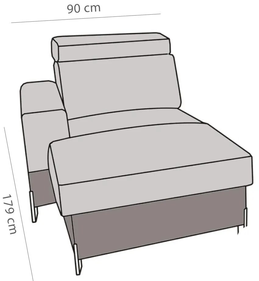 Sedací souprava ULISES L | 179x250 | nerozkládací | vysoká kvalita | VÝBĚR TKANIN