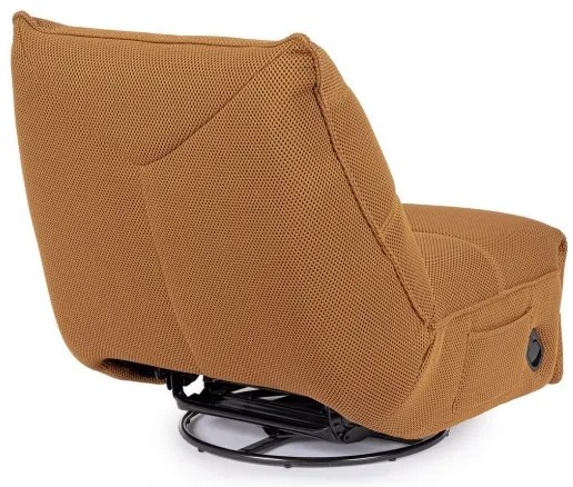 BIZZOTTO Otočné křeslo GITTA měděné
