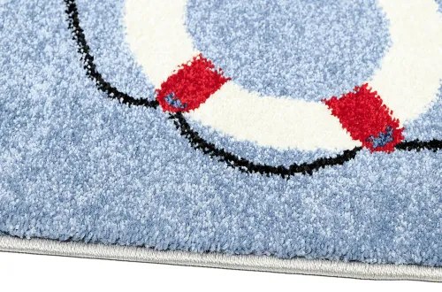 Koberce Breno Kusový koberec DIAMOND KIDS 24241/953, Modrá, Vícebarevné, 160 x 230 cm