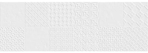 EBS Glaciar dekor 30x90 syrma bílý matný 1,1 m2
