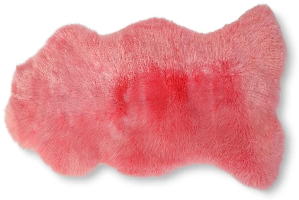 Wooline ovčí kožešina North růžová 110 x 60 cm