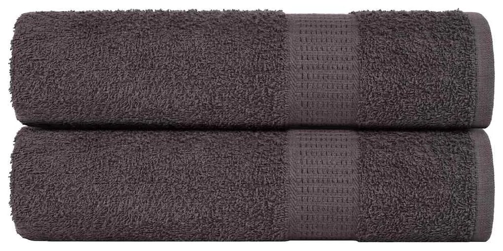 Ručníky FROGN 2 ks antracitové 50x100 cm 360 g/m² 136681