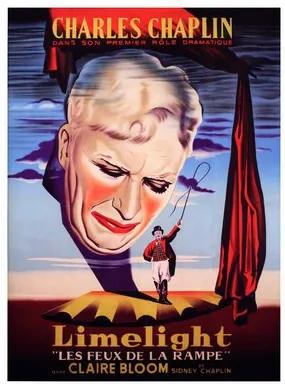 Plakát Světla ramp, Charlie Chaplin, 30x40cm