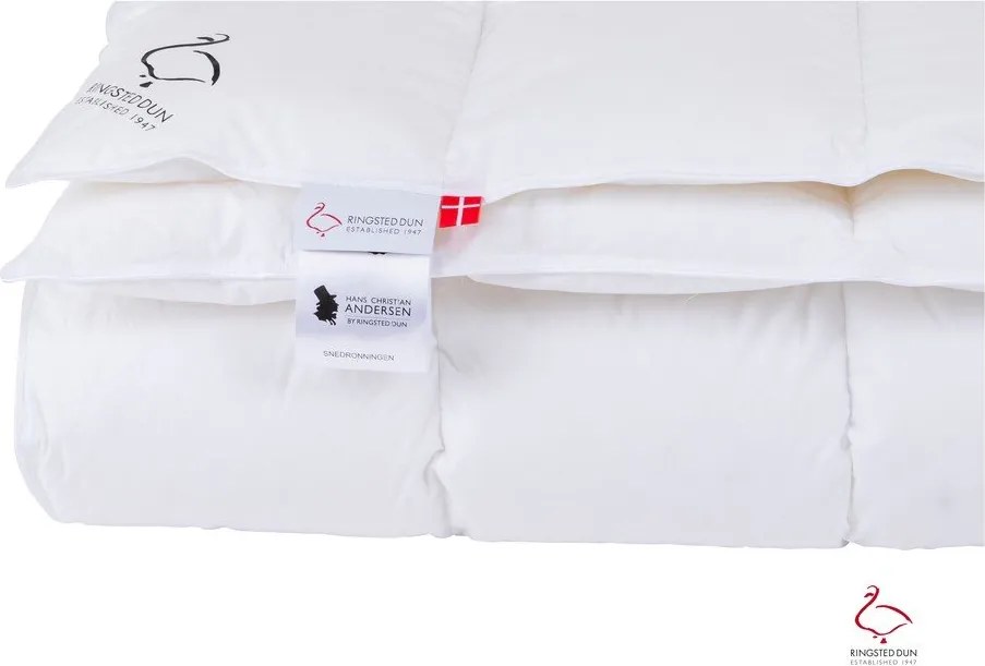 Celoroční přikrývka s péřovou výplní 200x140 cm Snow Queen – Ringsted Dun