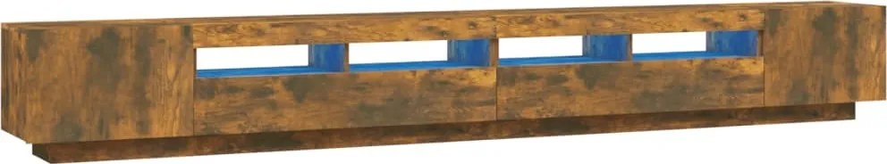 vidaXL TV skříňka s LED osvětlením 300x35x40 cm [3120178] Barva: dub sonoma