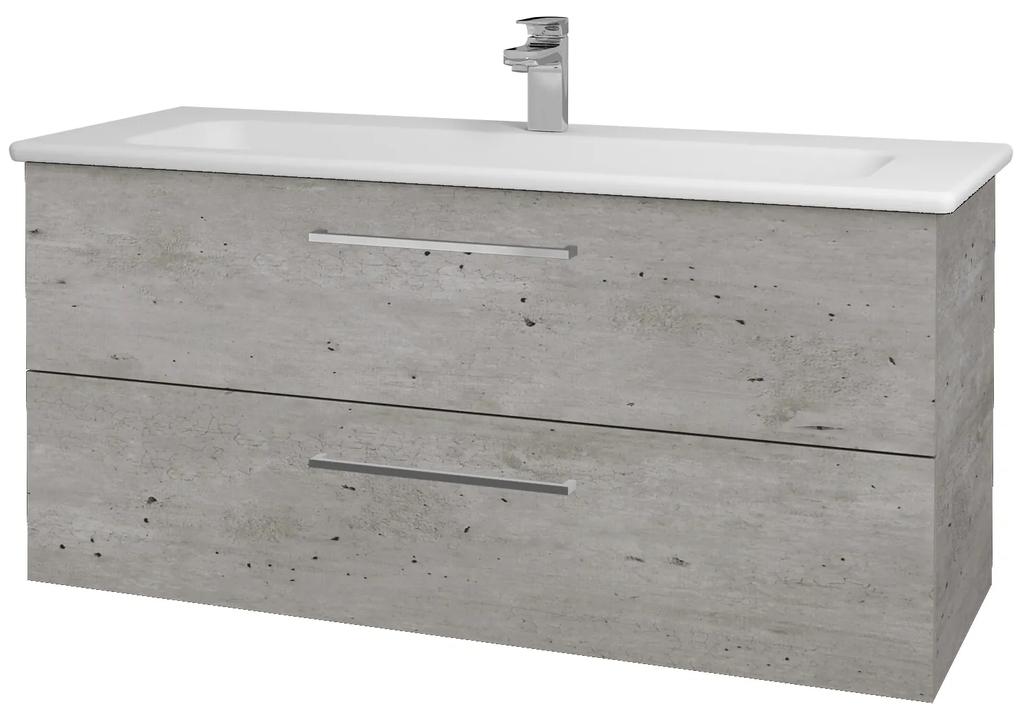 Dřevojas Koupelnová skříň GIO SZZ2 120 Varianta: N07 Stone / Úchytka T01 / N07 Stone