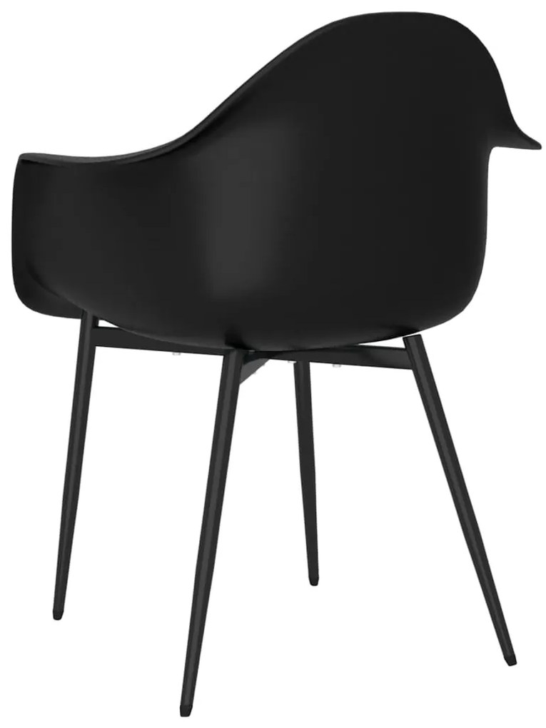Jídelní židle 2 ks černé PP - Default Title