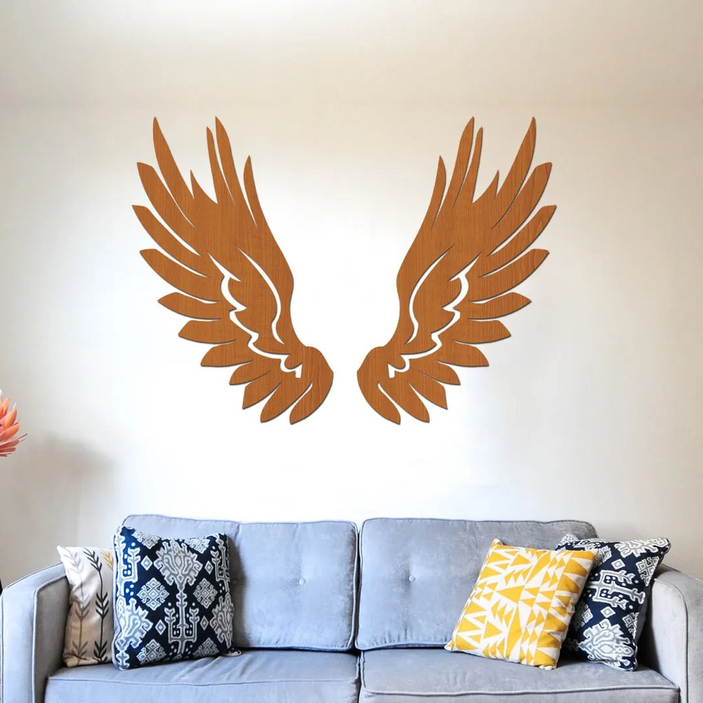 dřevo života Dřevěná andělská křídla ROZLET Barevný vzor: Javor, Rozměry (cm): 80x62