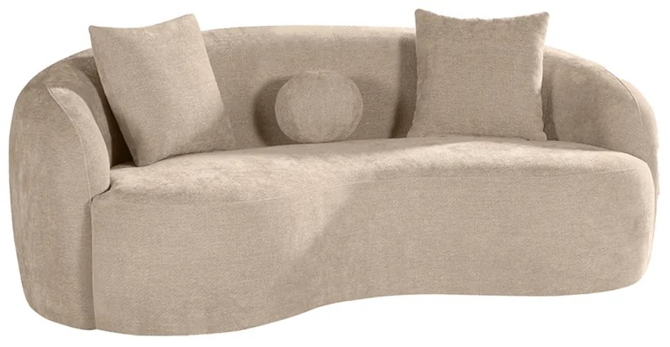 LABEL51 Dvoumístná pohovka NOVO béžovohnědá 203cm GA-80.140