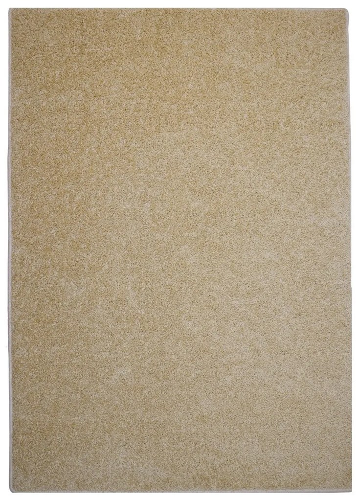 Vopi, Kusový koberec Color shaggy béžový, 80x120, béžová, ložnice