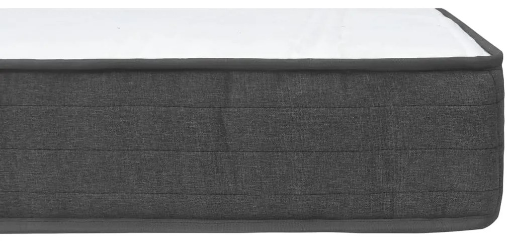 vidaXL Marketos Postel boxspring tmavě šedá textil 200 x 200 cm