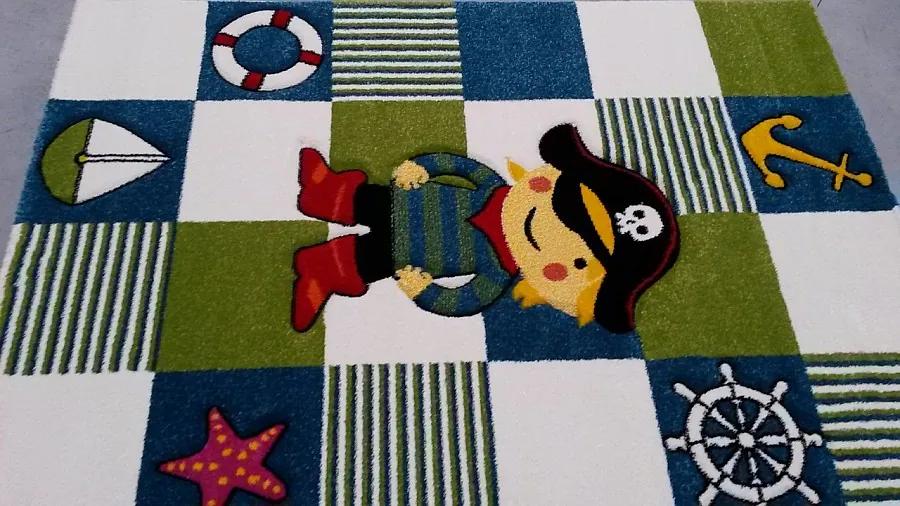 Dětský kusový koberec PIRÁT novinka 120x170