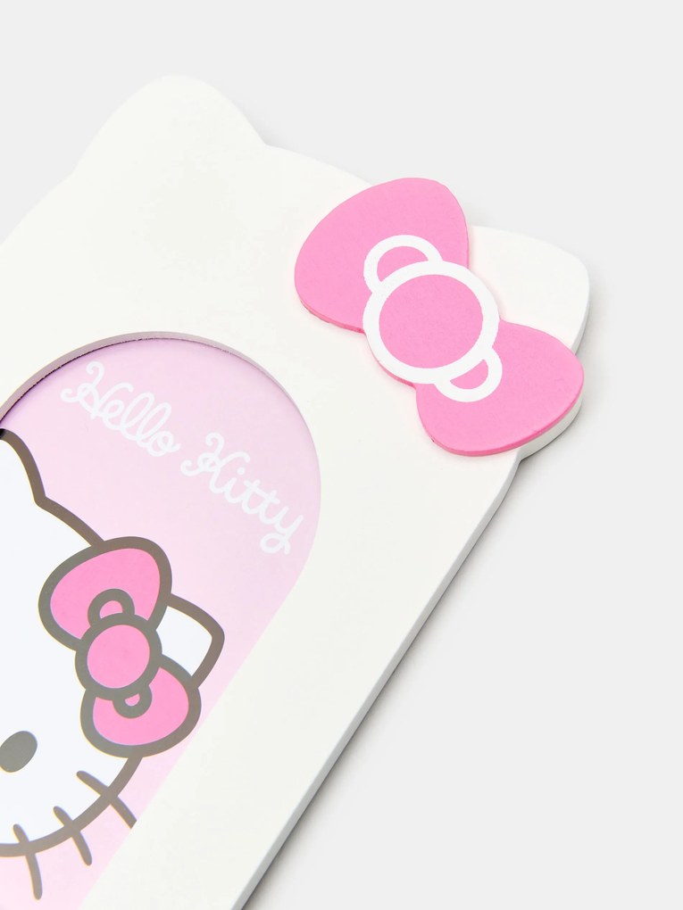 Sinsay - Fotorámeček s ozdobnou 3D mašlí Hello Kitty - bílá