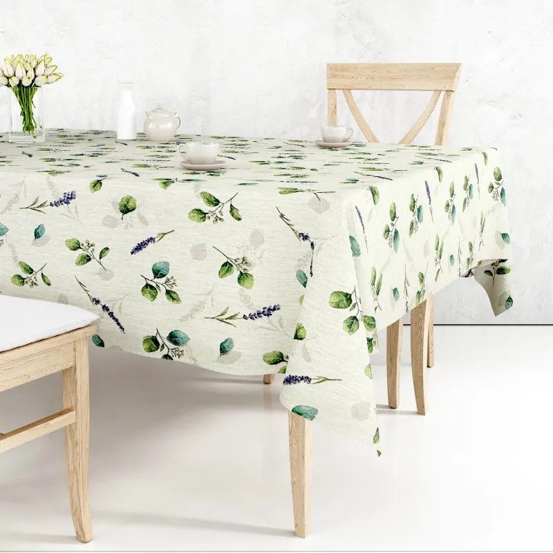 Ervi Gobelínový ubrus na stůl čtvercový - Přírodní elegance