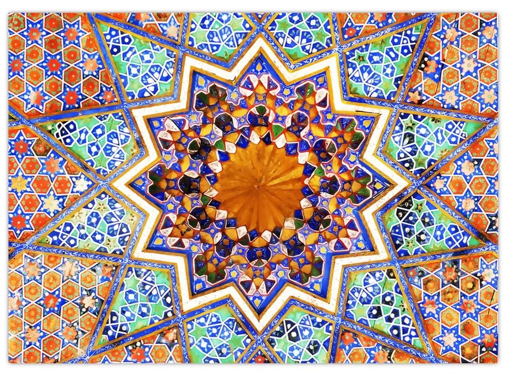 Skleněný obraz mozaiky (70x50 cm)