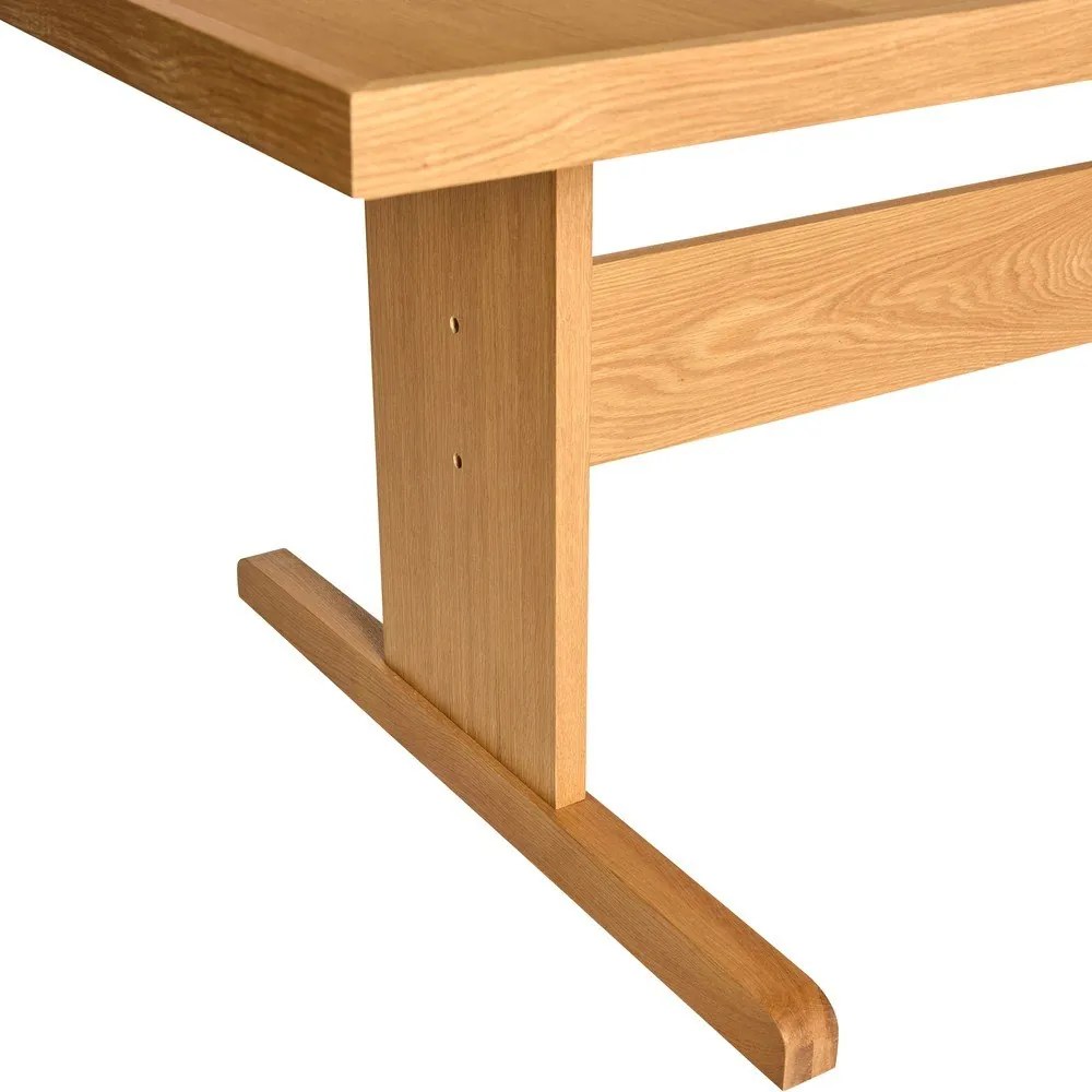 Jídelní stůl v dekoru dubu 95x195 cm Skak – Hübsch
