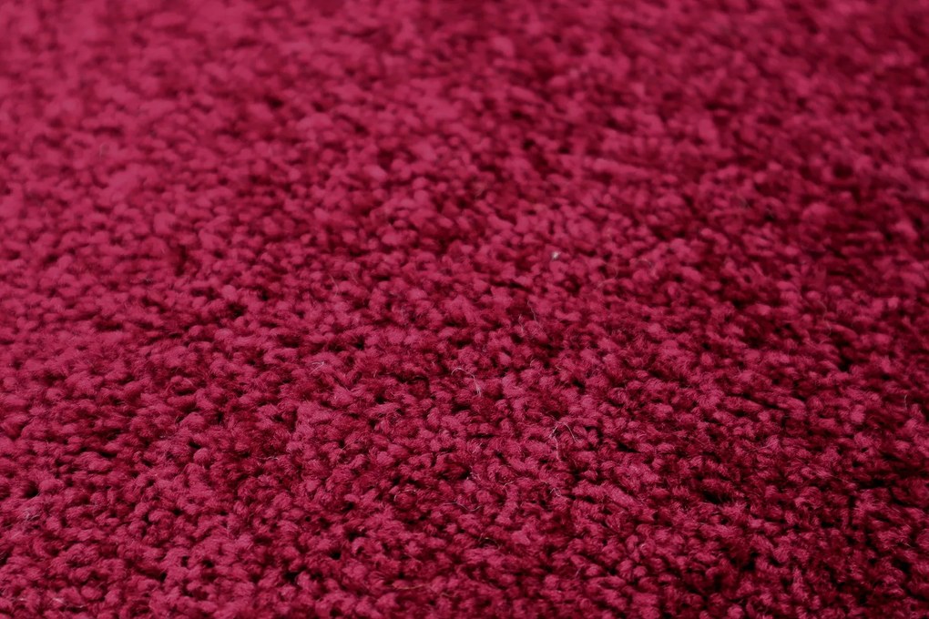 Vopi koberce Kusový koberec Eton vínově červený květina - 160x160 kytka cm