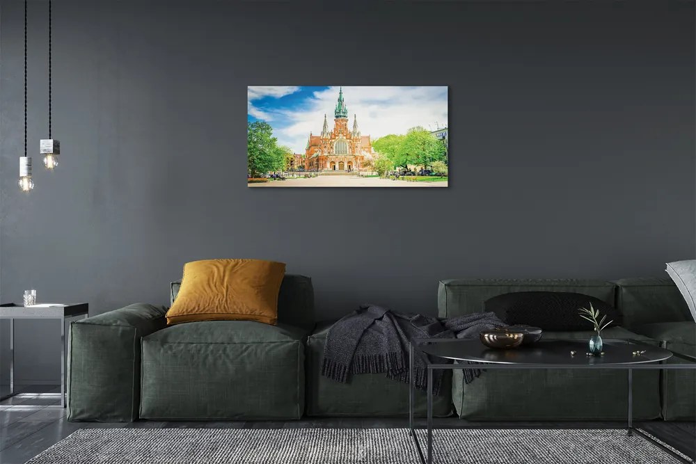 Obrazy na plátně Katedrála Krakow 120x60 cm