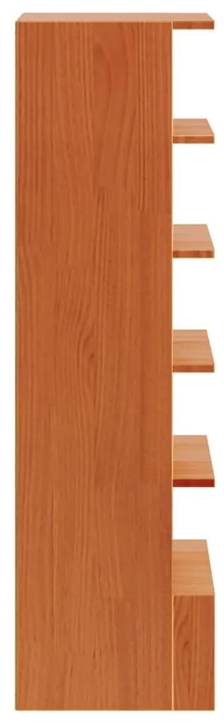 Botník voskově hnědý 52 x 30 x 104 cm masivní borové dřevo - Default Title