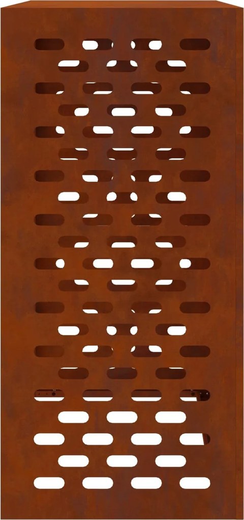 vidaXL Ochrana klimatizace Stříbrná 110 x 50 x 105 cm [865917] Barva: Nerezová ocel