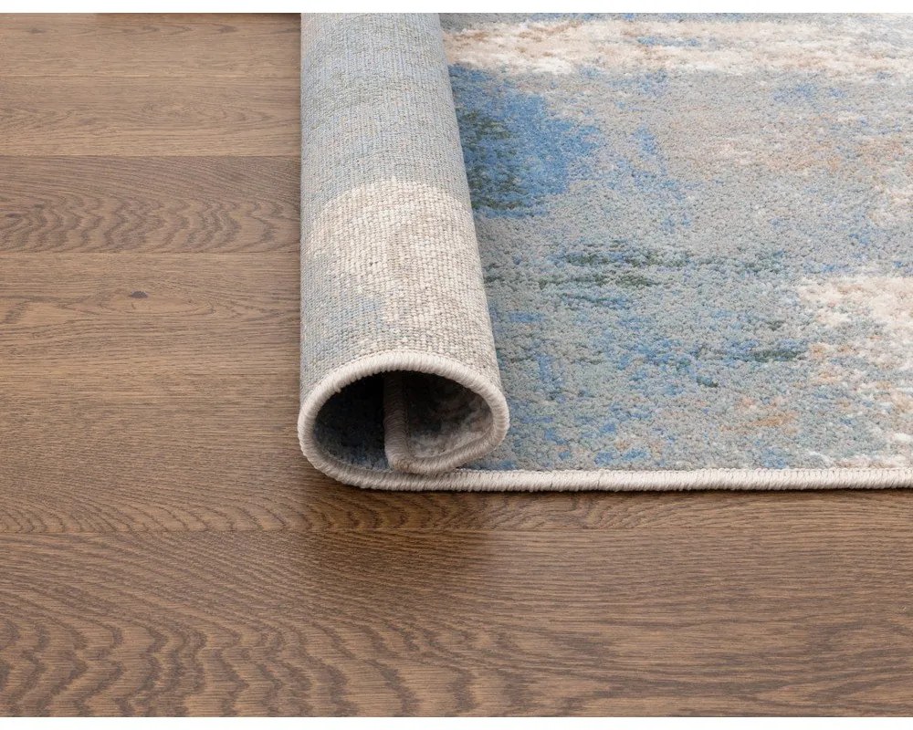 Světle modrý běhoun 80x300 cm Sensi Zashi – FD
